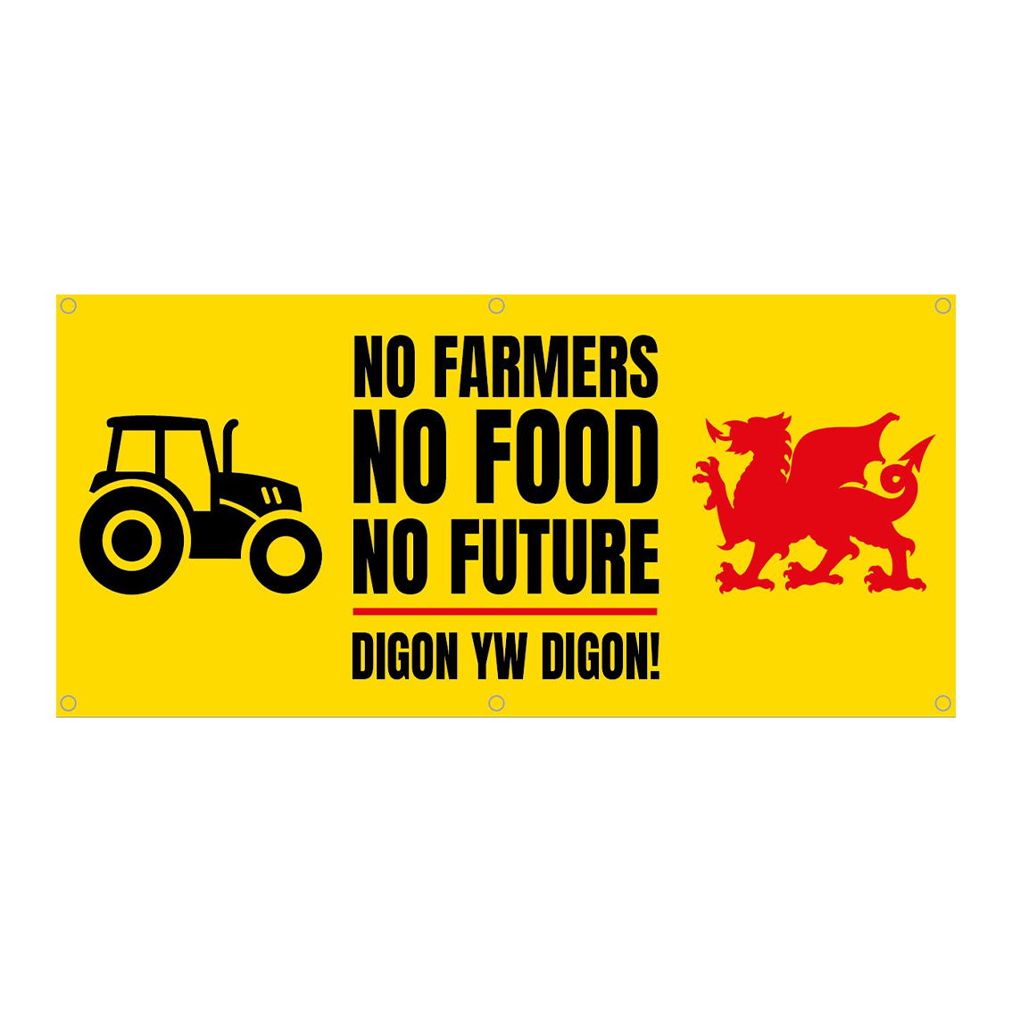 Supporting Welsh Farmers PVC Banner | Shrewsbury Sign and Print